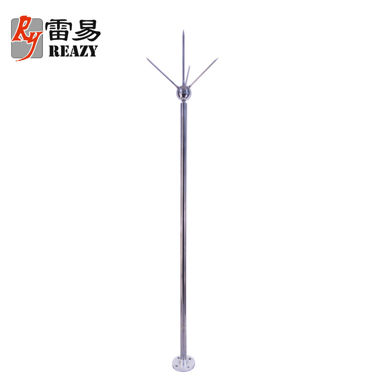 Four Point Stainless Steel Lightning Rod series