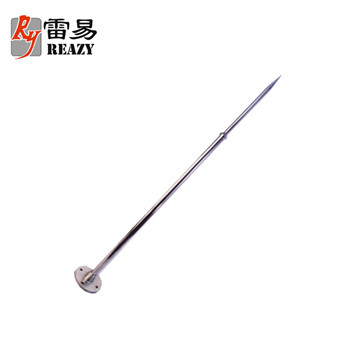 Simple Rod Single Pin Stainless Steel SUS304L Lightning Rod